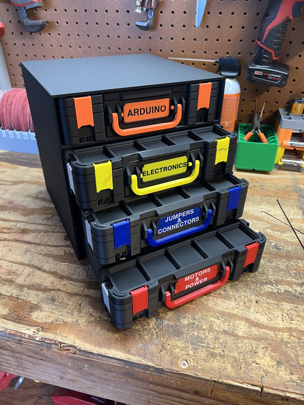 Cabinet for 5x5 Gridfinity Storage Boxes par Longracks Labs ...