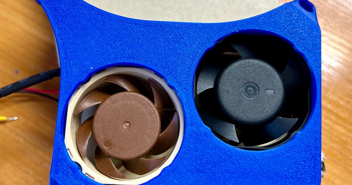 Creality K1 Series Double Fan Mount V2 by Porco Rosso | Download free ...