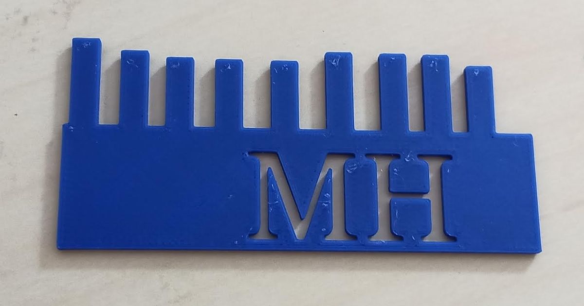 comb with thick bristles by ah439 | Download free STL model ...