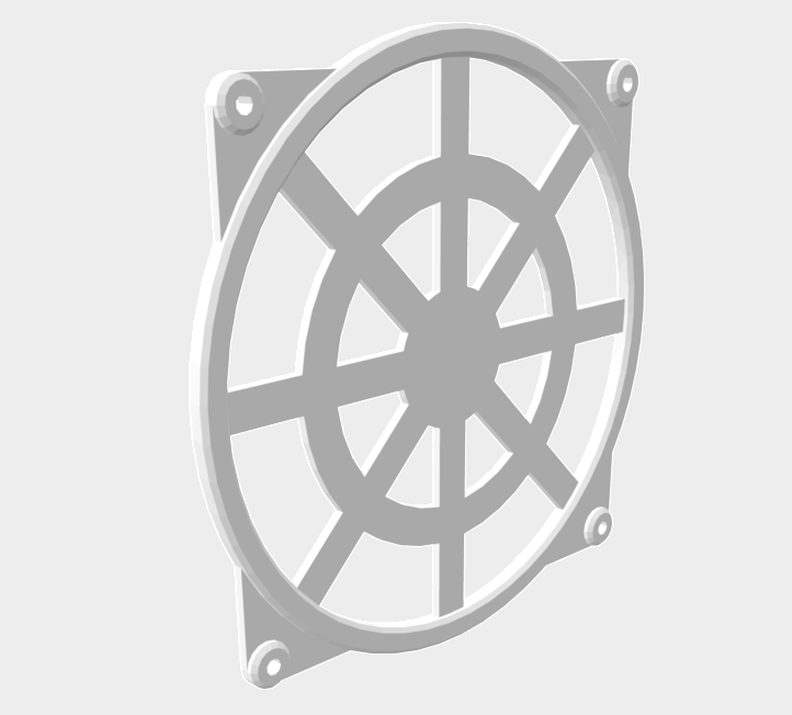 120mm Fan Grid by SATOS | Download free STL model | Printables.com