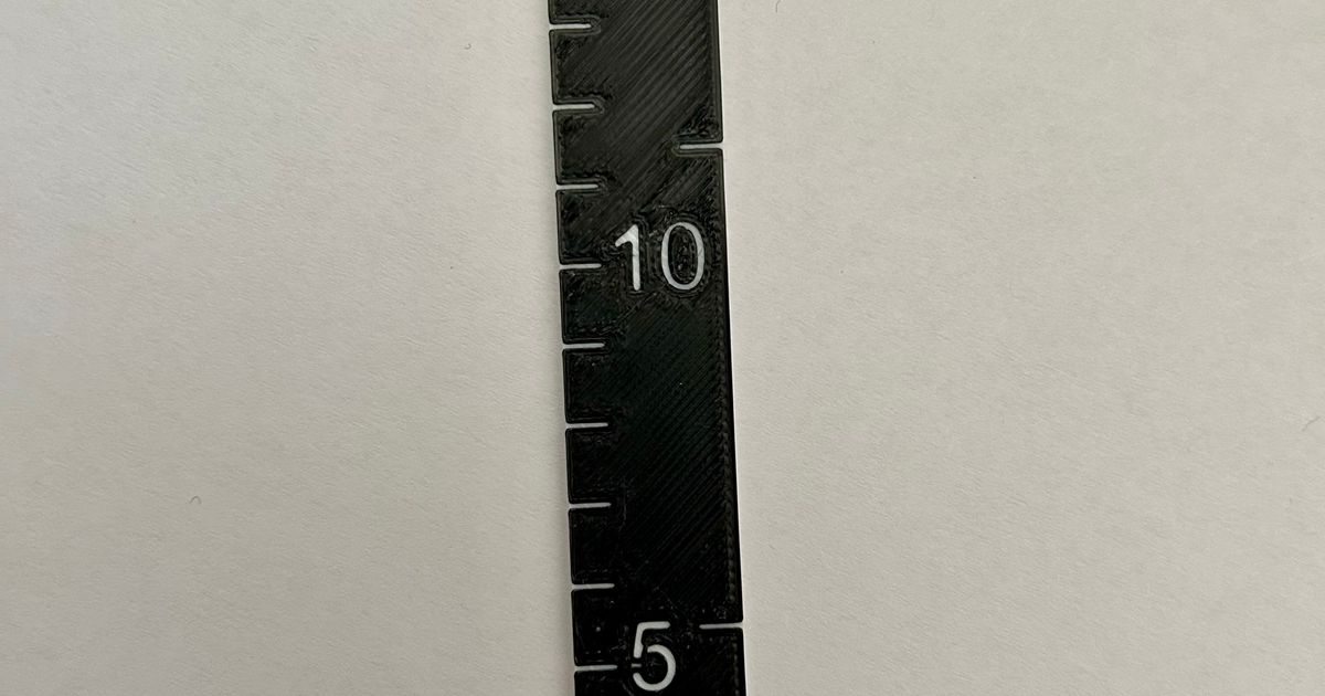 Grifinity Height/Width Ruler by babel | Download free STL model ...