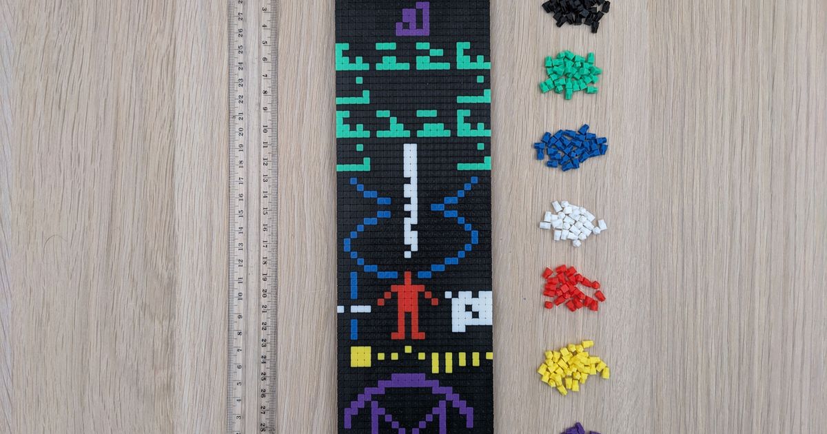 Thrixels - a system for 3D printed pixel art. by timixretroplays ...