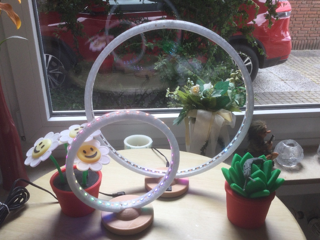 Ring Lamp Dual V2 (Customizable) by geit_de | Download free STL model ...