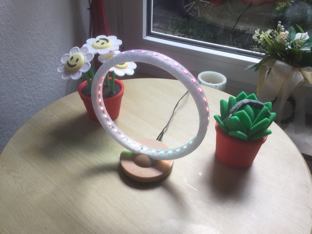 Ring Lamp Dual V2 (Customizable) by geit_de | Download free STL model ...