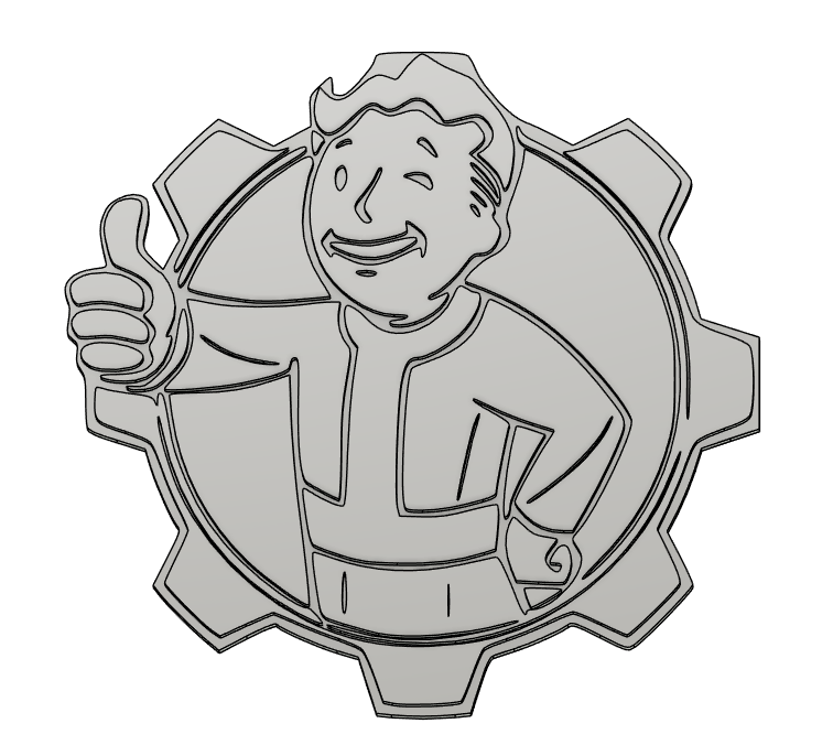 Fallout Vault Boy by AlanH007 | Download free STL model | Printables.com