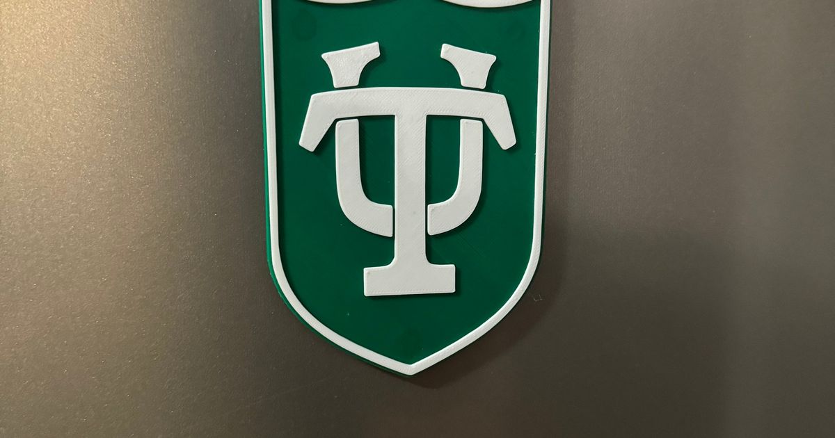 Tulane University Shield by Jared_Anderson | Download free STL model ...
