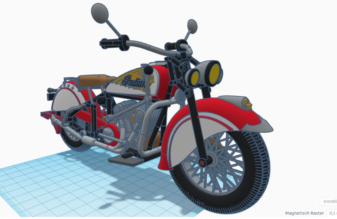Indian Chief motorcycle year 1947 designer Ed van der Heijden. by Ed ...
