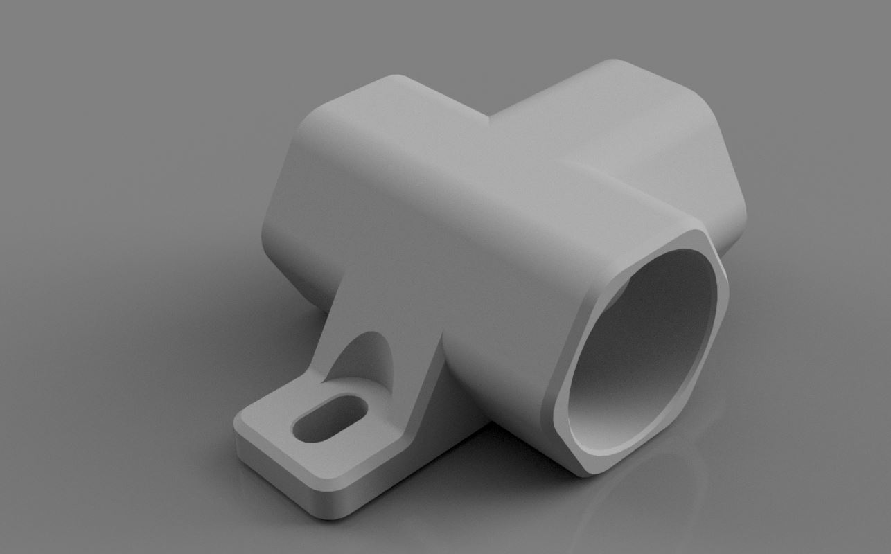 Pipe fittings Clamp/Clip Ø20mm Hexagonal - Clips per fissaggio tubi ...