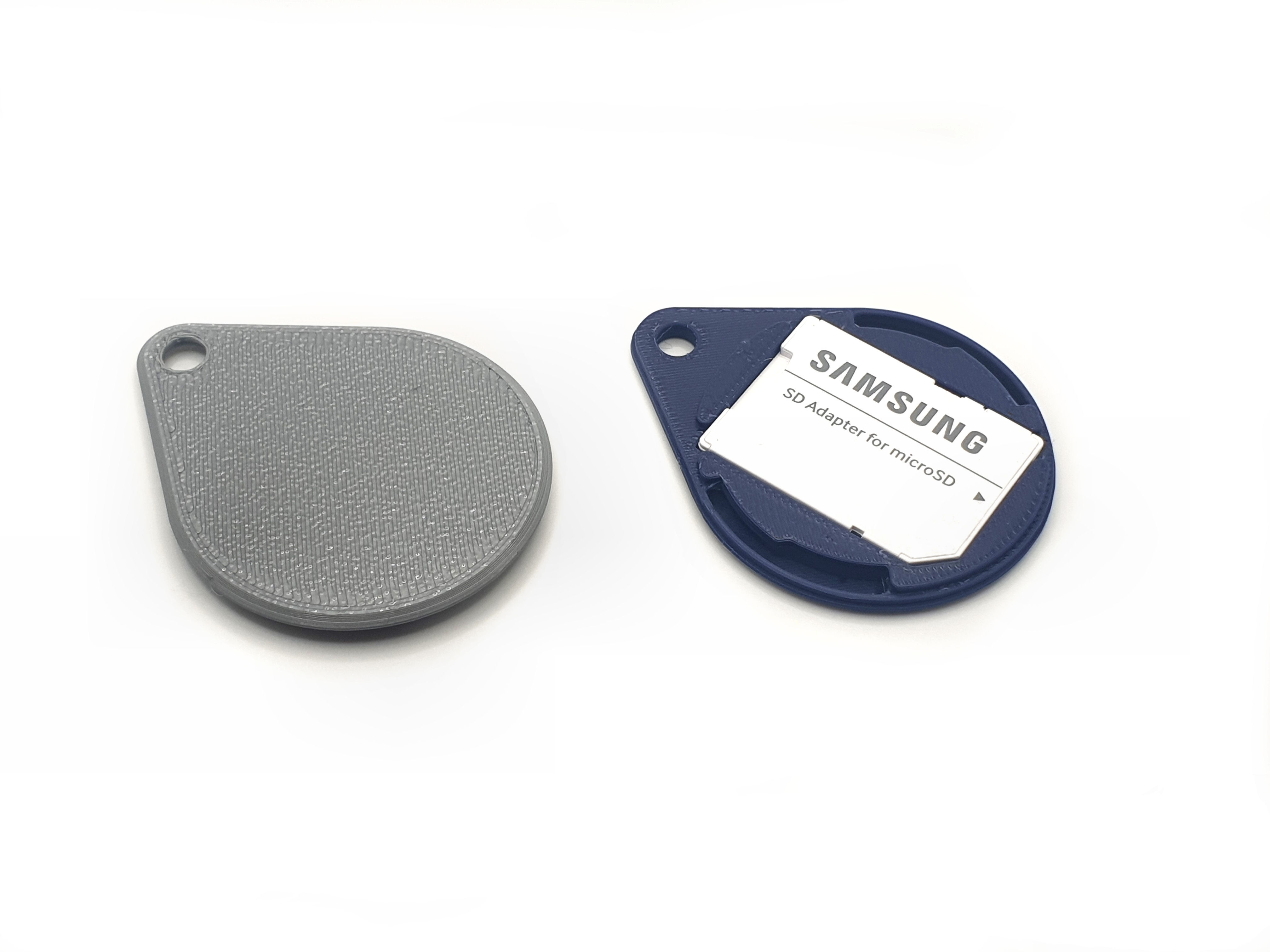 Hidden Mini SD Holder Key Fob - 2 Micro SD & 1 SD Card by CADScott ...