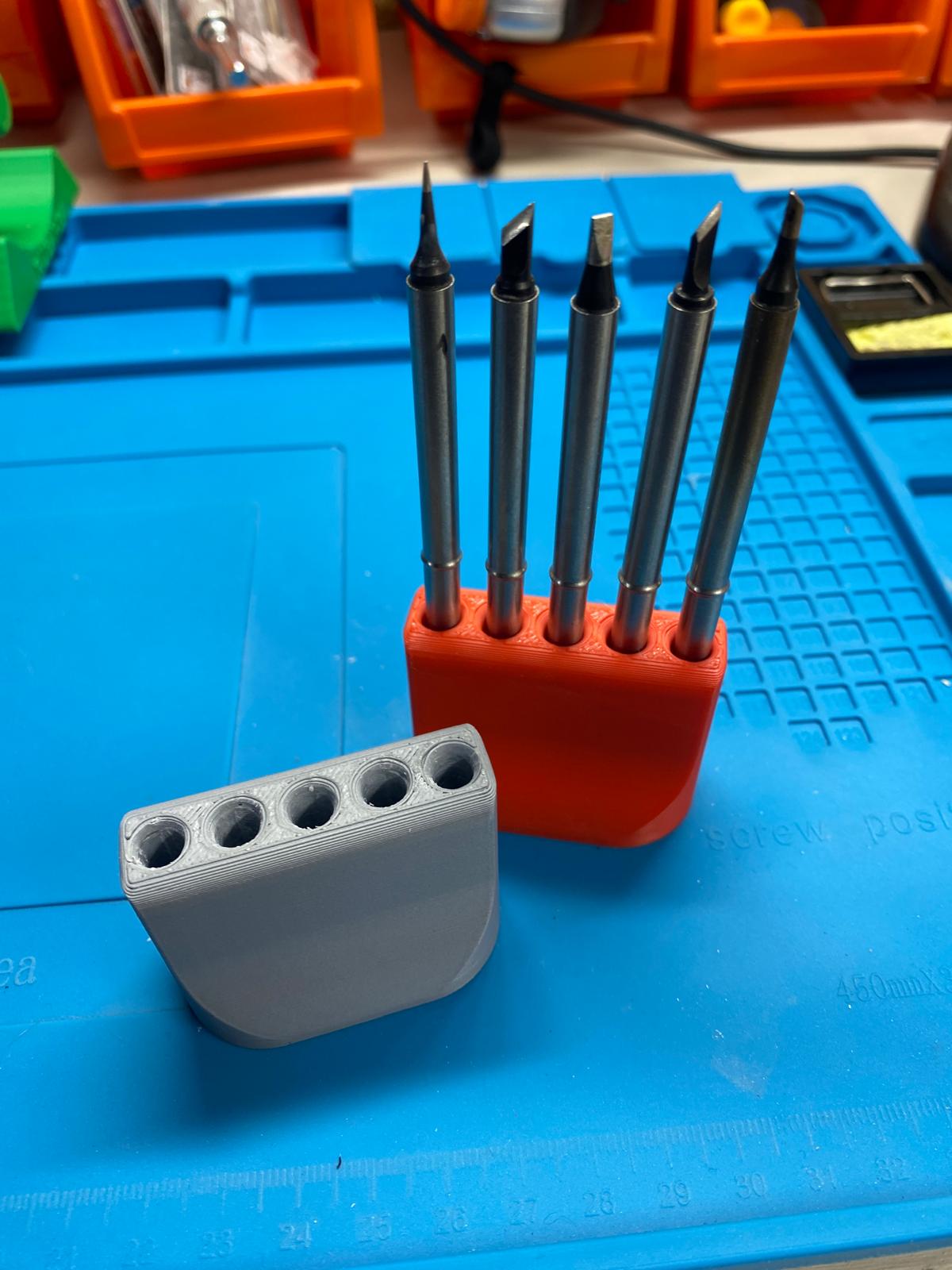 Soldering Iron Tips Holder by DavidB. | Download free STL model ...