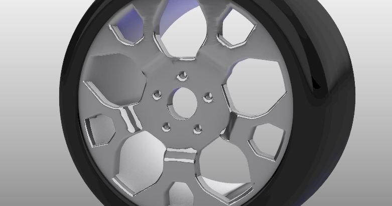 3D Wheel Model by andires42 | Download free STL model | Printables.com