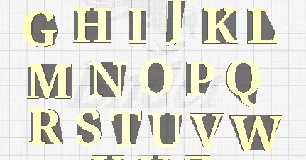3D Alphabet - all letters 3mf + stl by Mal | Download free STL model ...