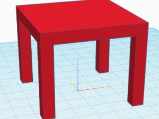 Table by Mal | Download free STL model | Printables.com