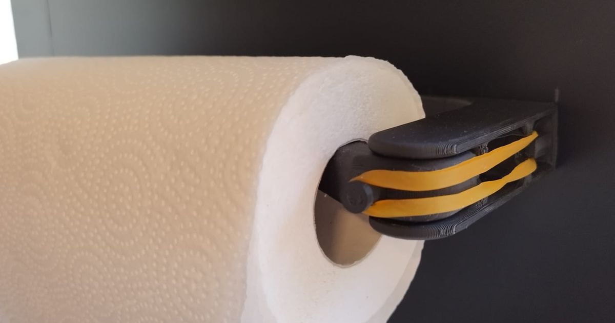 quick change horizontal springy paper towel rack by yuvalb | Download ...