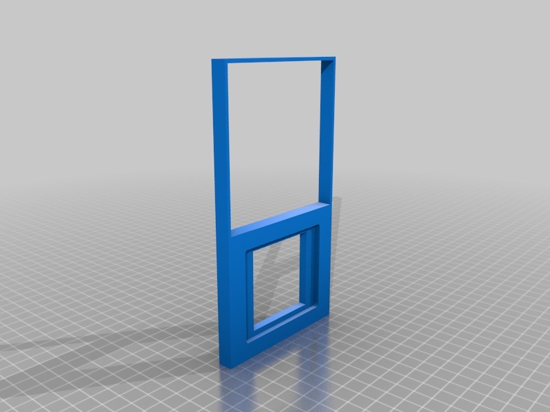 Sonoff Touch Frame (Customizable) by geit_de | Download free STL model ...
