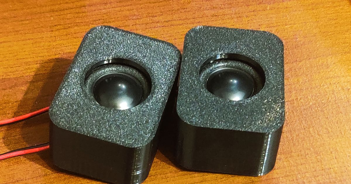 Mini Speakers 3P138AR by Digital Juice | Download free STL model ...