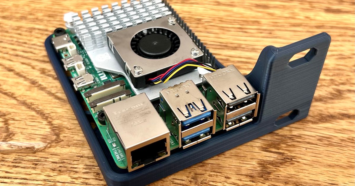 Raspberry Pi 5 Rack Mount - right sided by Oneiro | Download free STL ...
