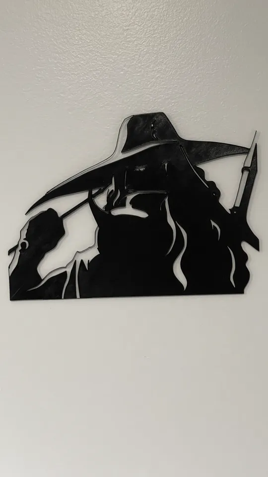 Vampire Hunter D Wall Art by Brazien | Download free STL model ...