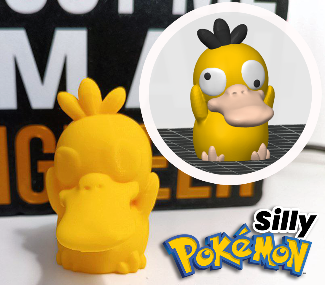 Silly Pokémon - Psyduck by Valeria Momo & Mattia | Download free STL ...