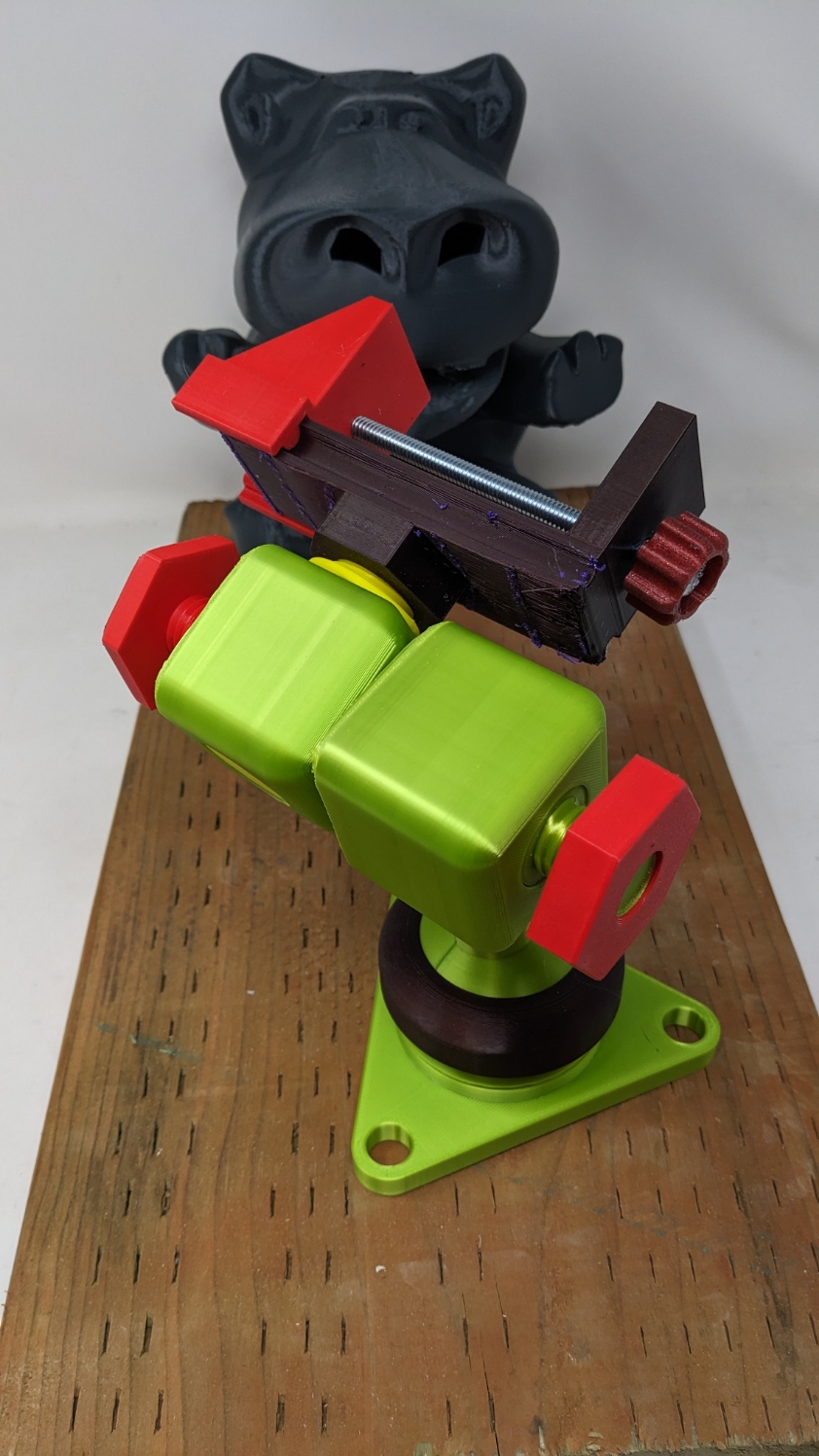 Work holder with clamp and chuck by Henry | Download free STL model ...