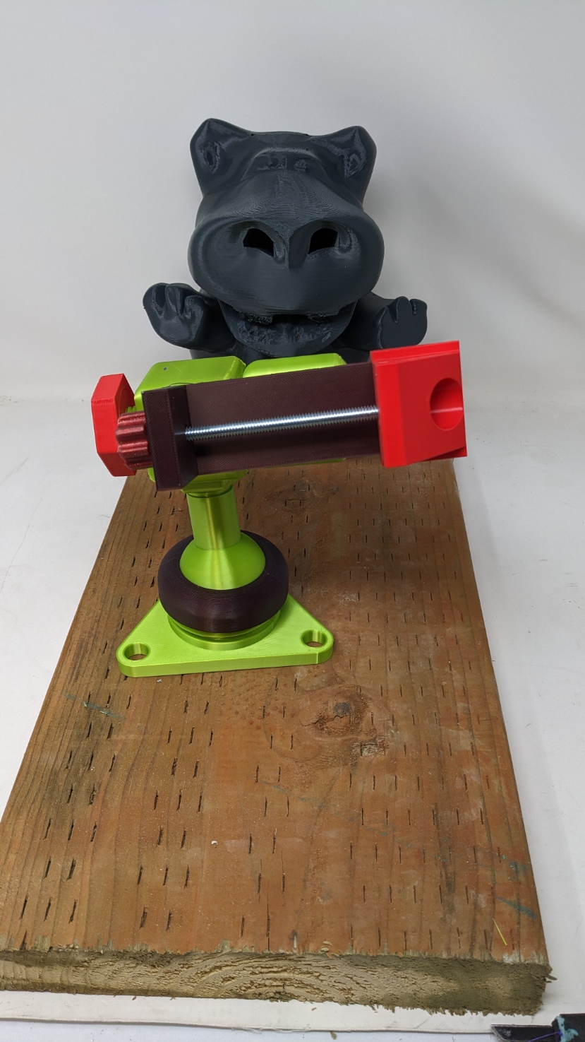 Work holder with clamp and chuck by Henry | Download free STL model ...