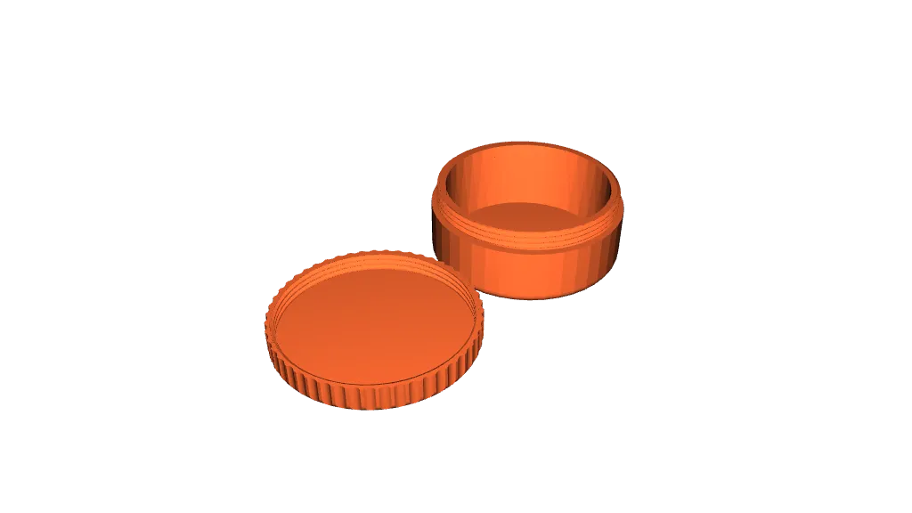 Small Cylinder Storage Container by ComicalBedBug | Download free STL ...