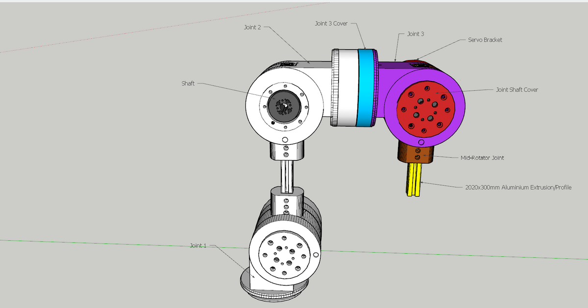 Hercules the Robotic Arm by Paglia Industries | Download free STL model ...
