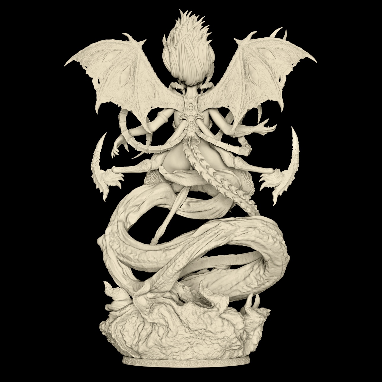 QUEEN OF SLAANESH - WARHAMMER 40K by Voxel Monster | Download free STL ...