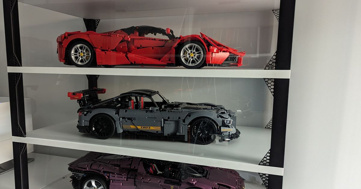 Lego/Altbrick 1:8 Cars Storage by Szymon | Download free STL model ...