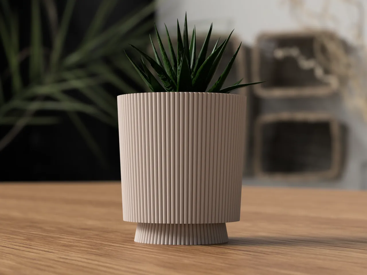 Planter with drip container by Sabre Design | Download free STL model ...