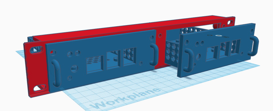 10in-Rack-Double-RaspberryPi-4B by Brian Berkley | Download free STL ...