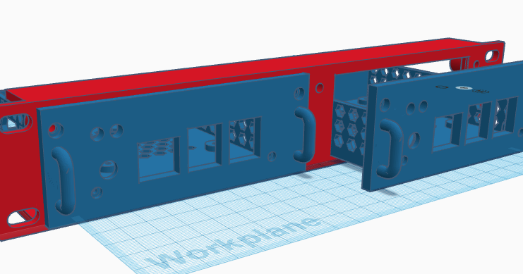 10in-Rack-Double-RaspberryPi-4B by Brian Berkley | Download free STL ...