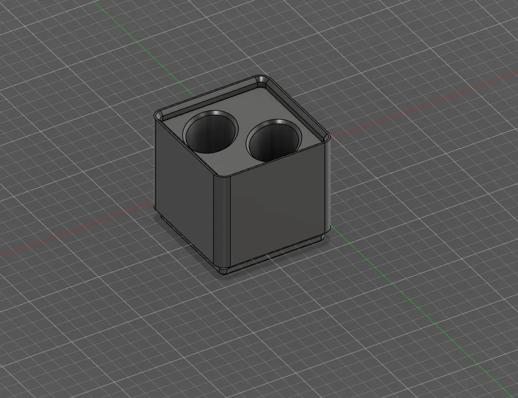 Gridfinity 1x1 Chisel Tip Sharpie Holder x2 by Cinema3D | Download free ...