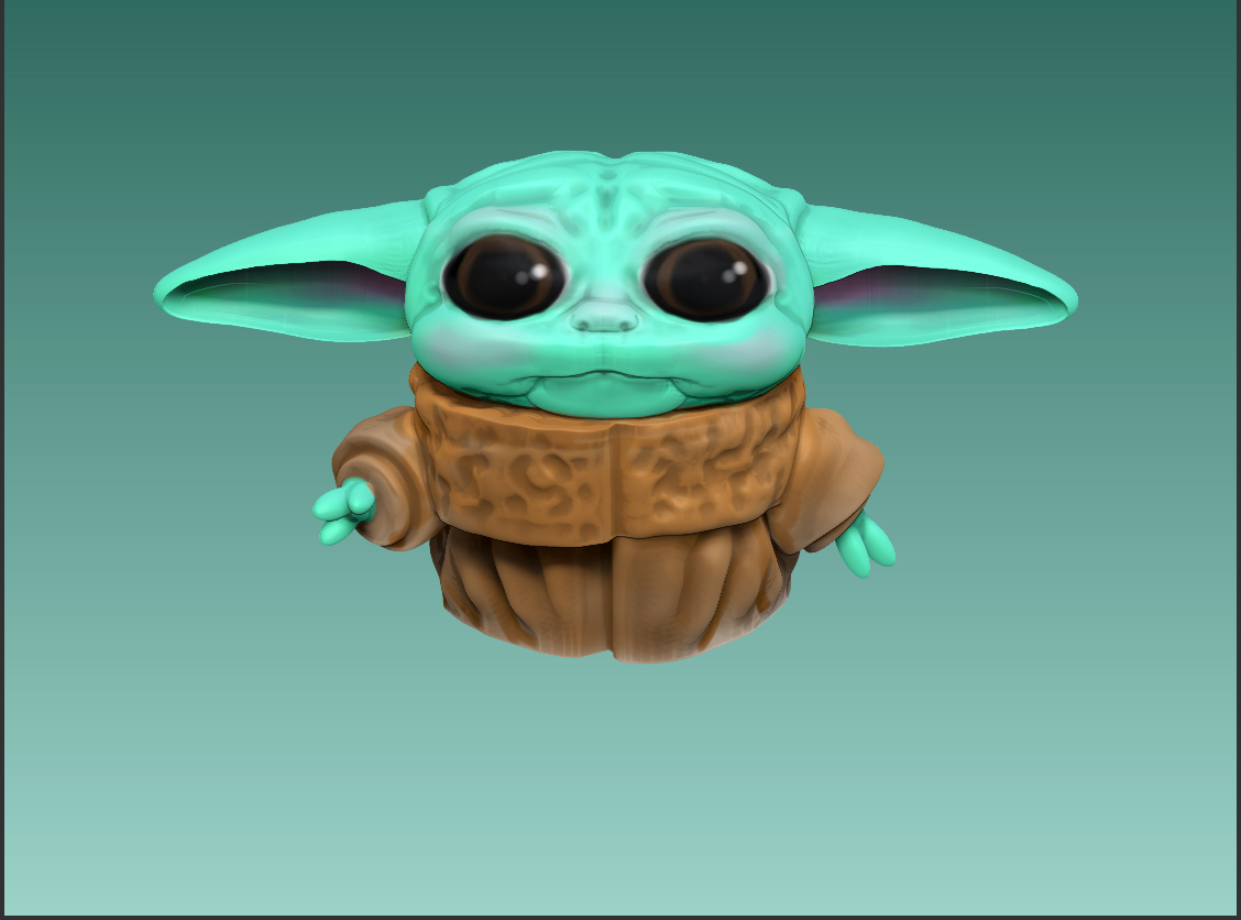 Grogu- mini by Cristian leon | Download free STL model | Printables.com