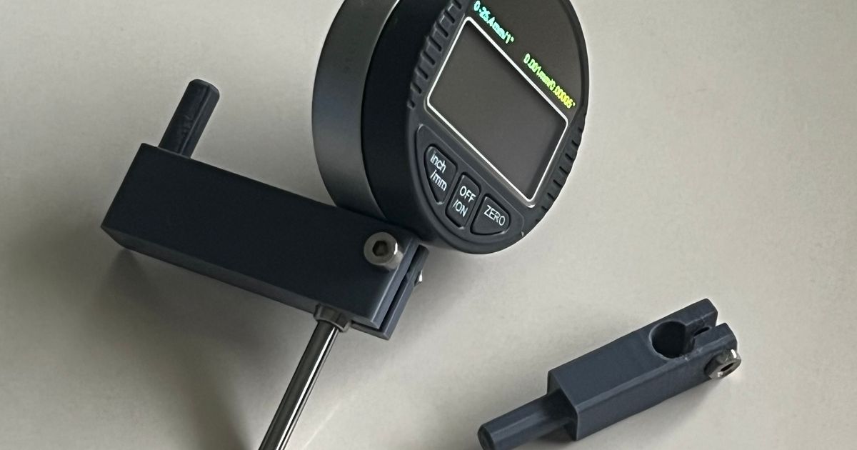 Dial Indicator Holder Spindle Mount by Mbrady | Download free STL model ...