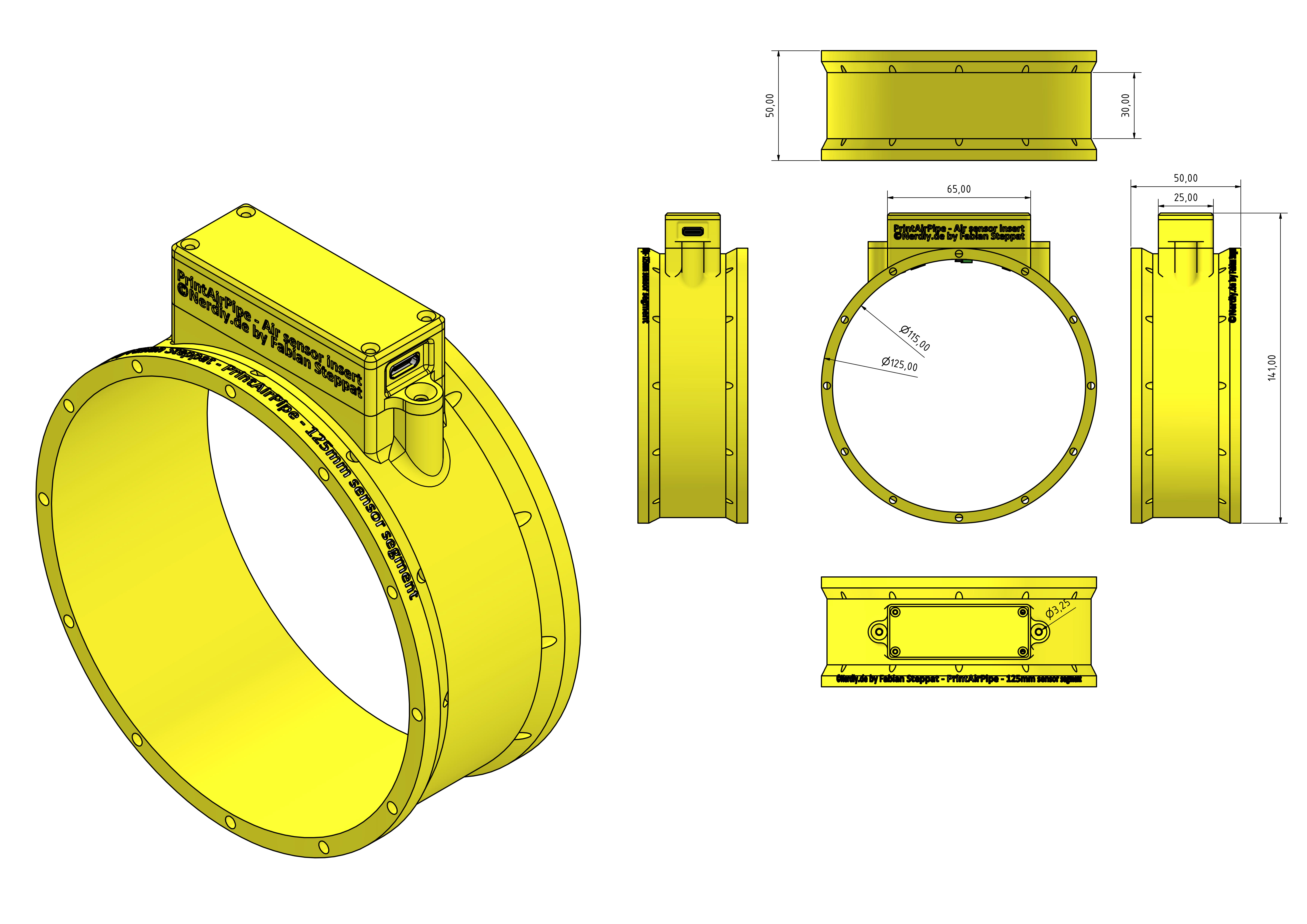 PrintAirPipe – Printable pipe system – complete set *updated 06.2024 ...