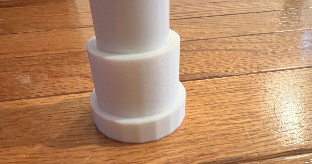 Basic 3/4" PVC Cap / Foot by DubDee | Download free STL model ...