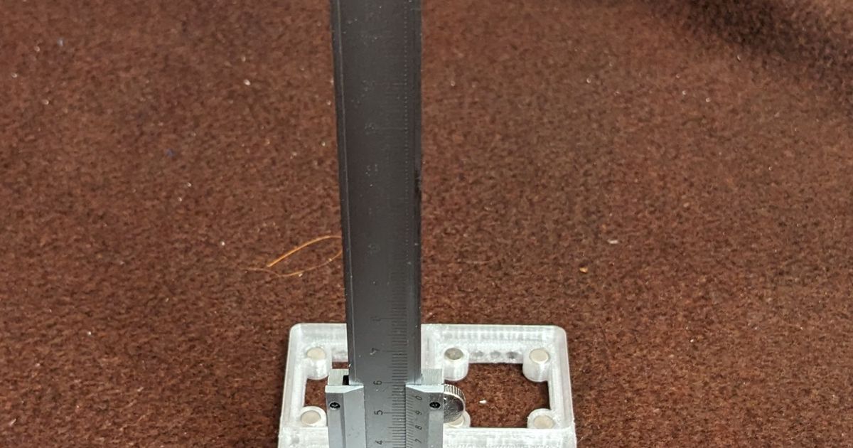 Gridfinity Caliper Holder with holes by _KaszpiR_ | Download free STL ...