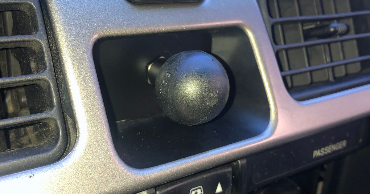 3rd Gen 4runner Clock Ram Mount by Noah Perez | Download free STL model ...