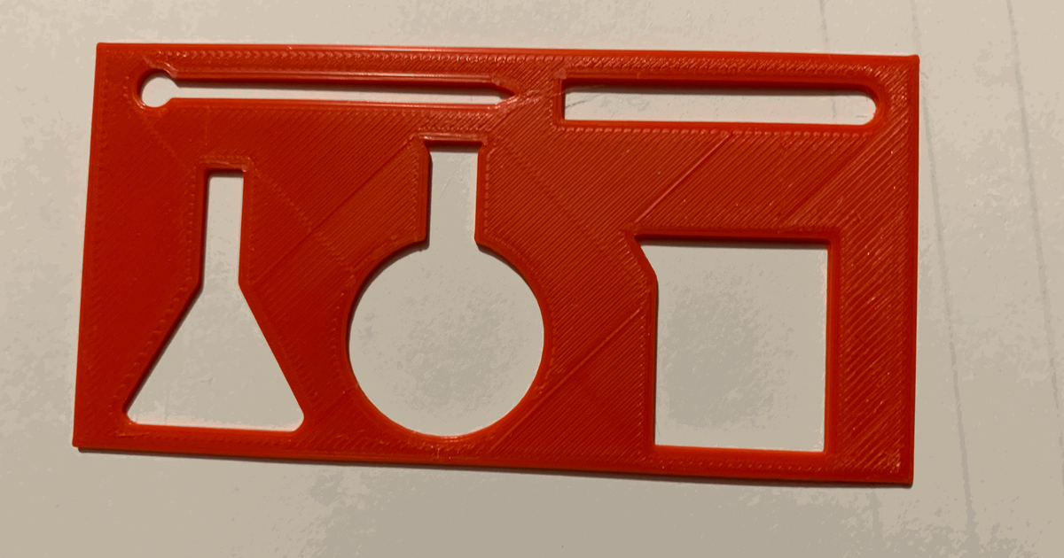 Chemistry Template by Steven CHEVALIER | Download free STL model ...