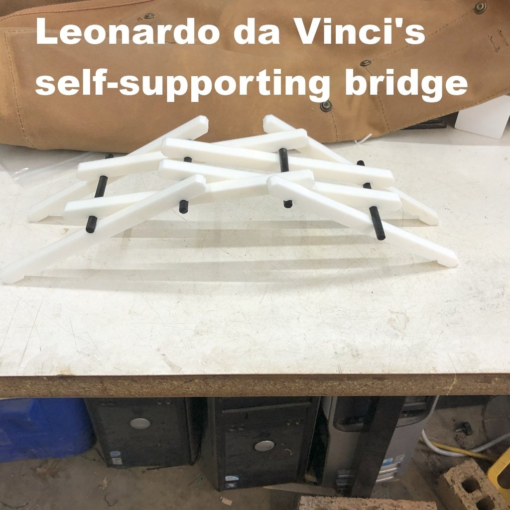 Leonardo da Vinci's self-supporting bridge por Gordyt47 | Descargar ...