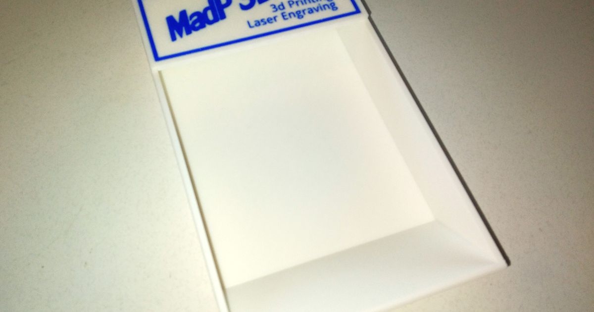 Note Paper Holder by MadP 3D | Download free STL model | Printables.com