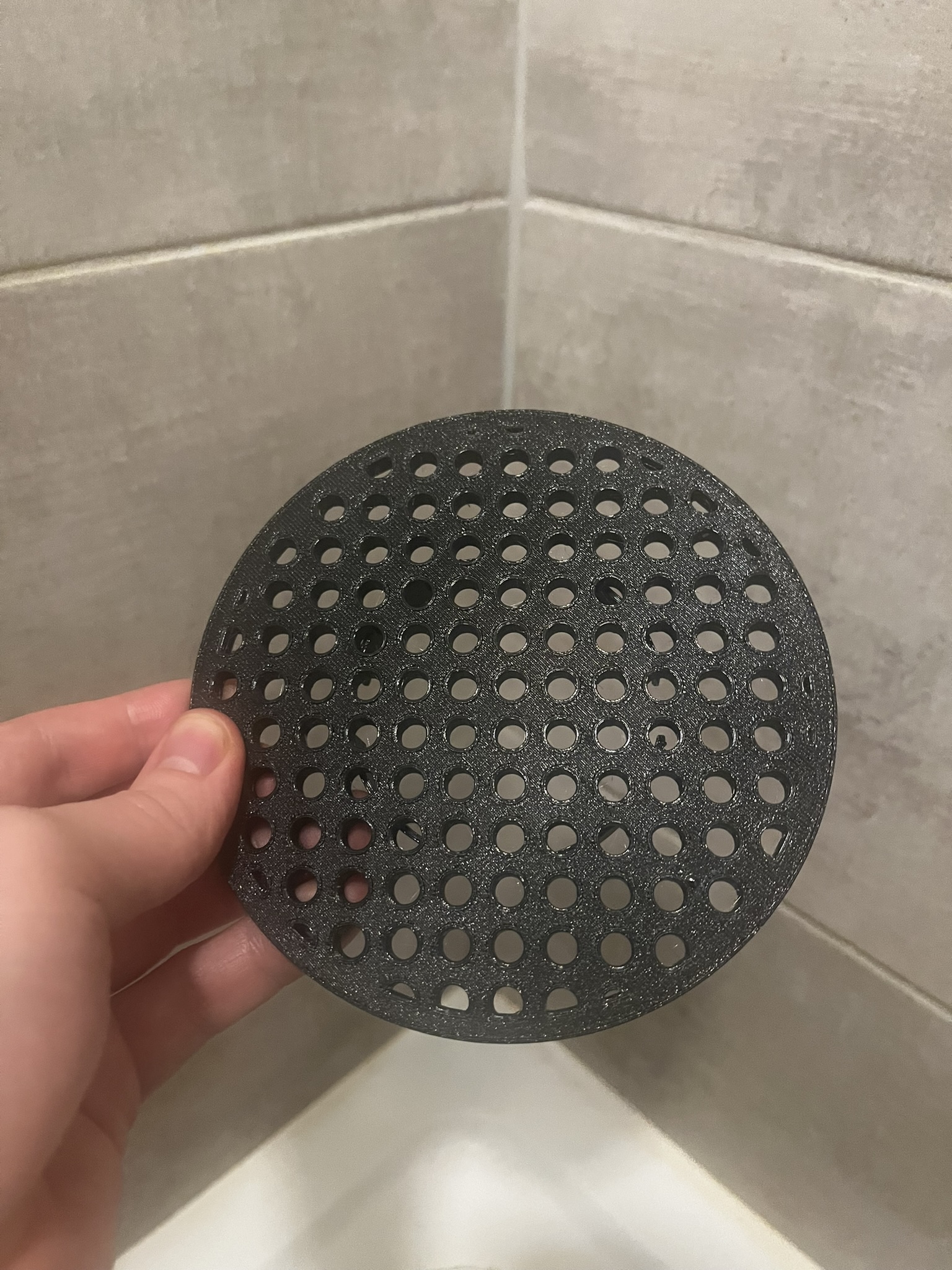 Shower drain cover by kinkis | Download free STL model | Printables.com