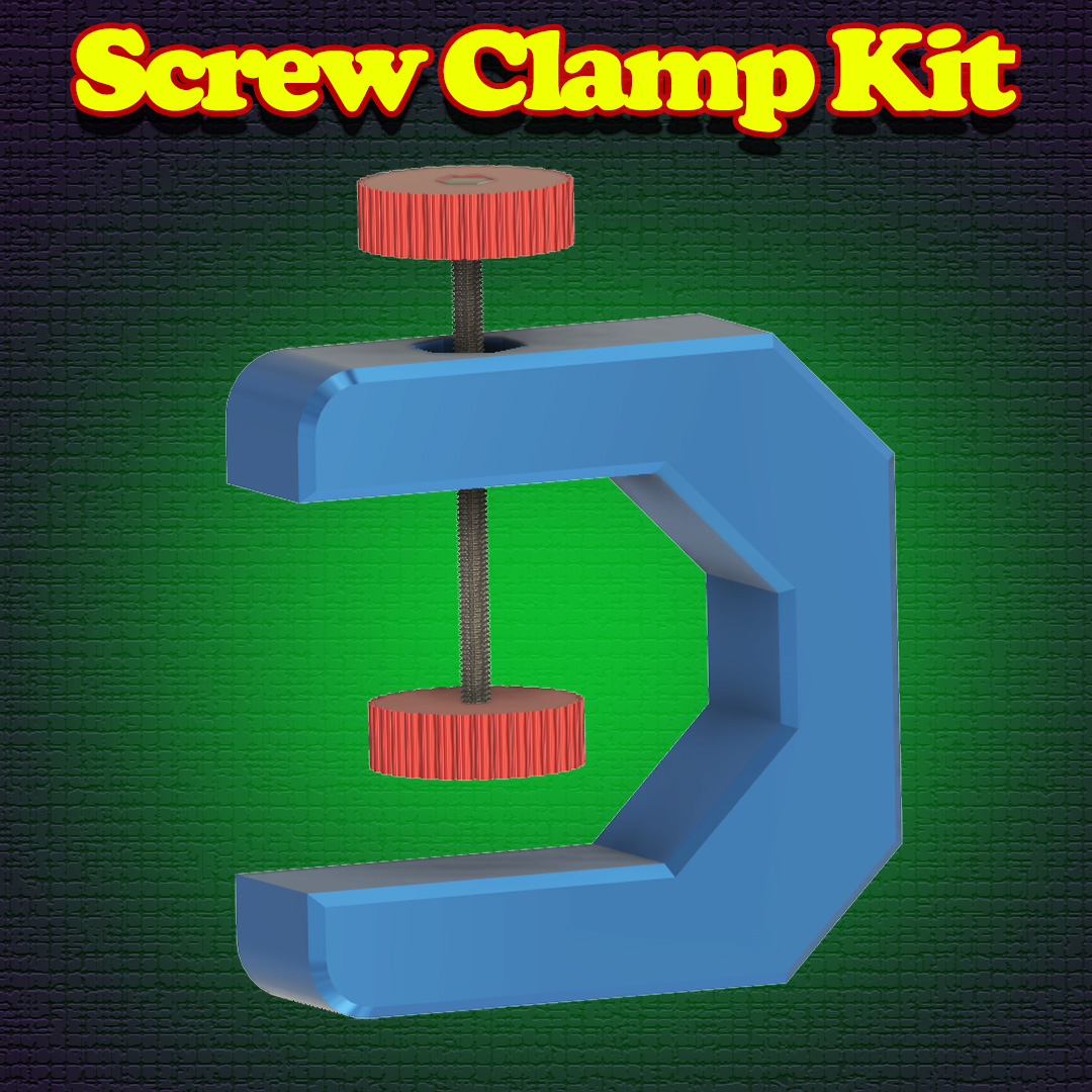 Screw Clamp Kit by 3d Print Hub | Download free STL model | Printables.com