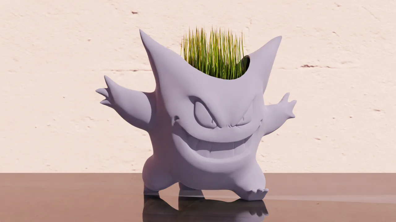 Gengar - Pokemon Pot Plant by CalebTimoteo | Download free STL model ...