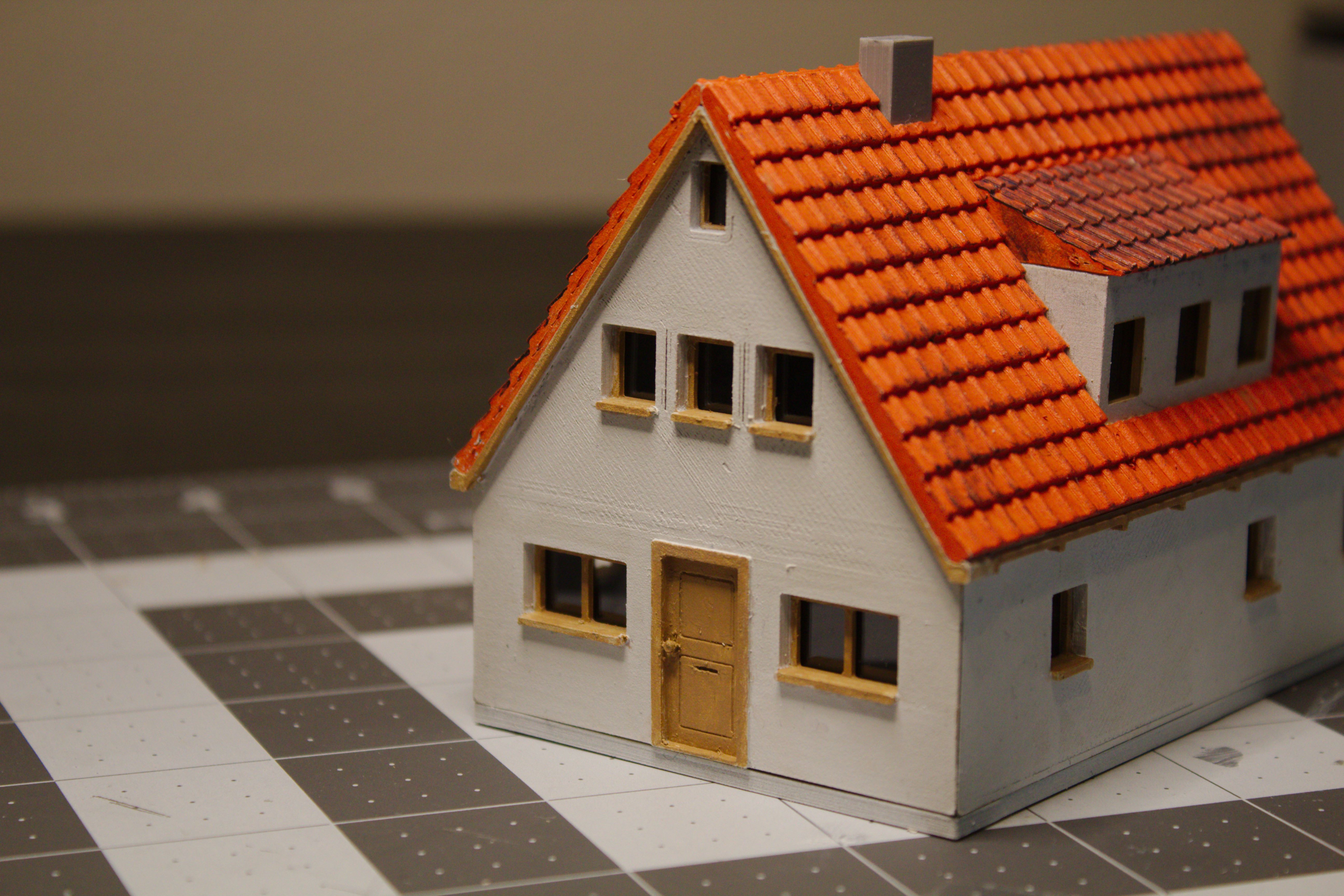 HO scale house "House zero" by Miniature Max | Download free STL model ...