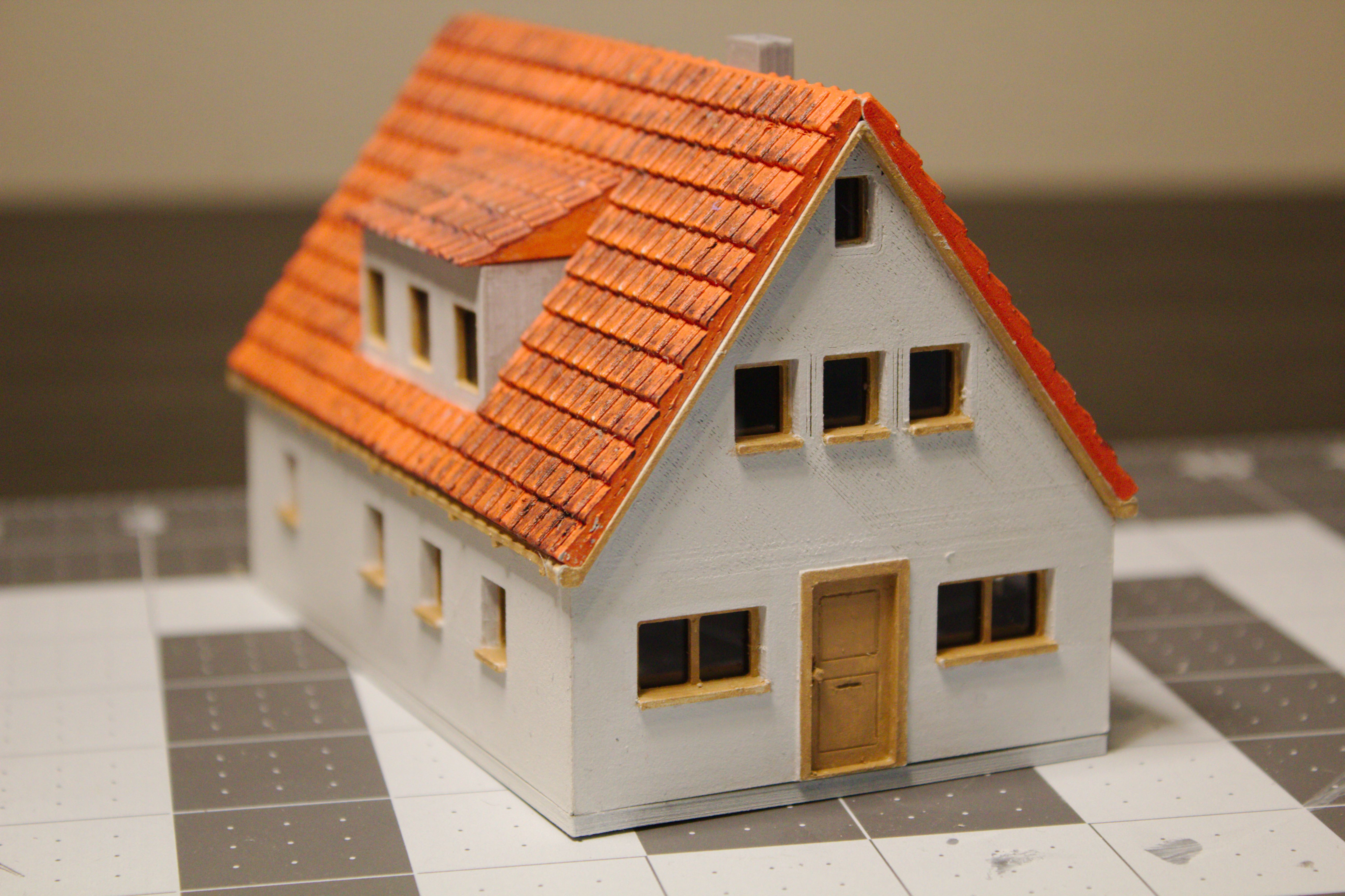 HO scale house "House zero" by Miniature Max | Download free STL model ...