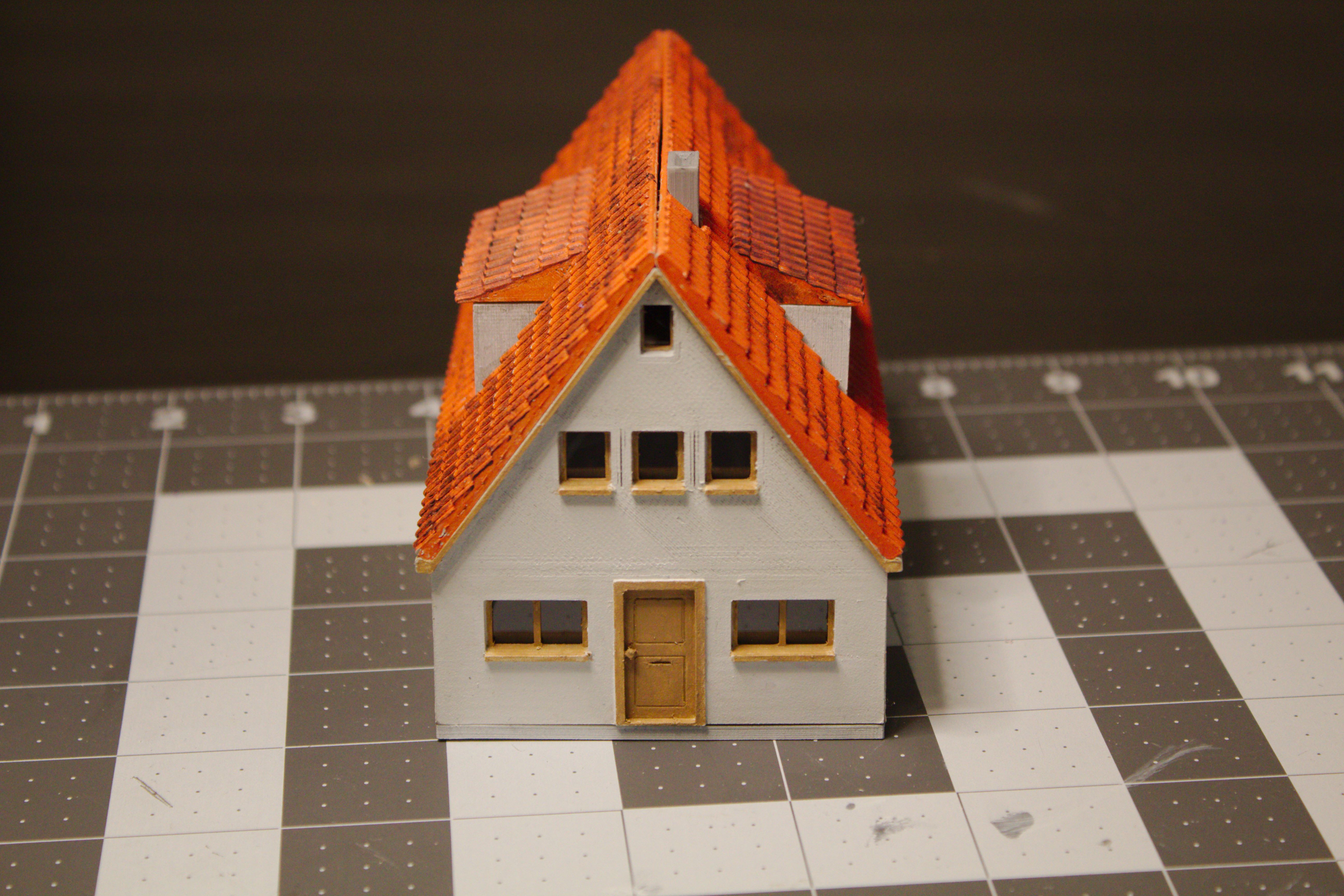 HO scale house "House zero" by Miniature Max | Download free STL model ...