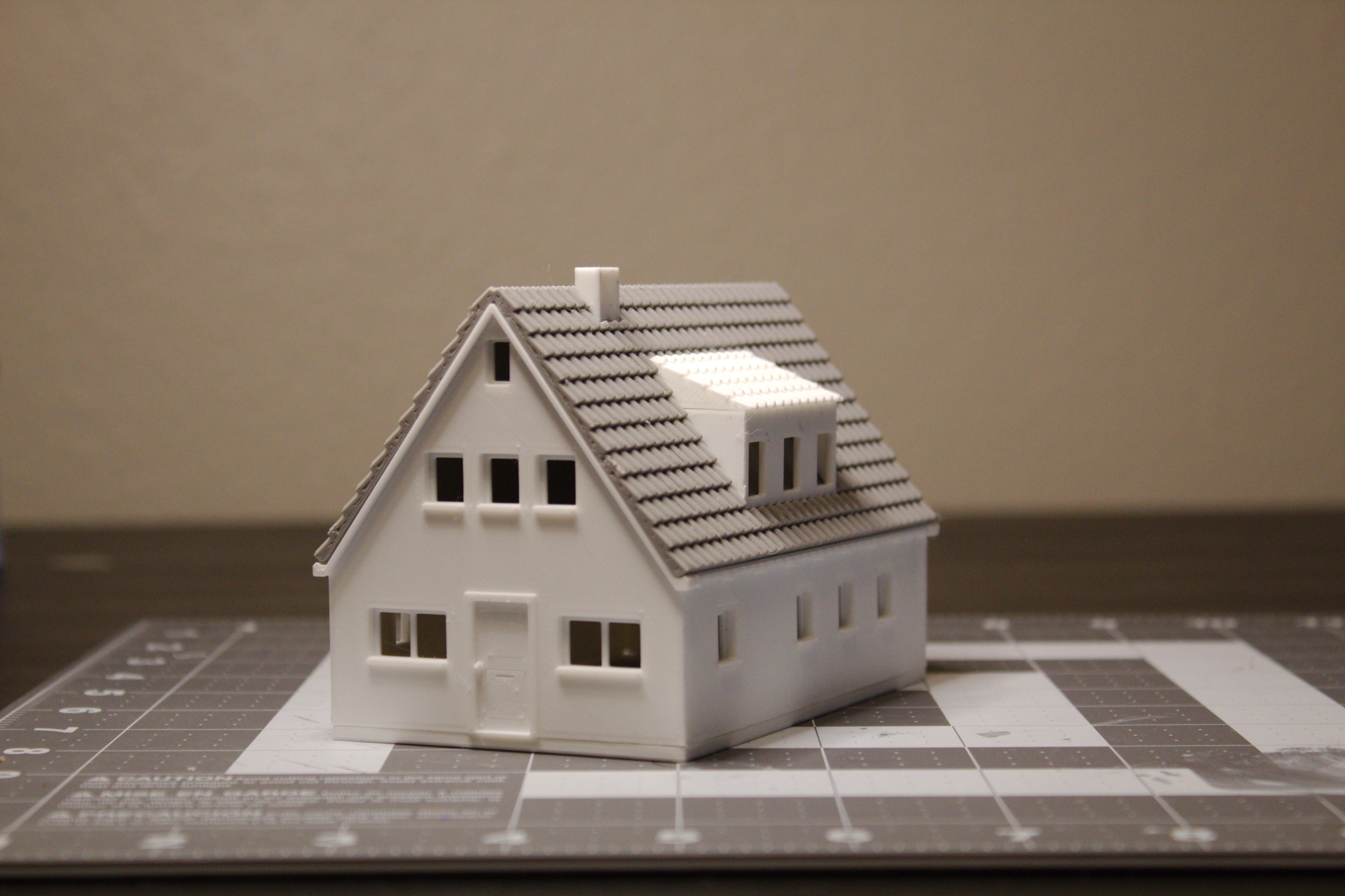HO scale house "House zero" by Miniature Max | Download free STL model ...