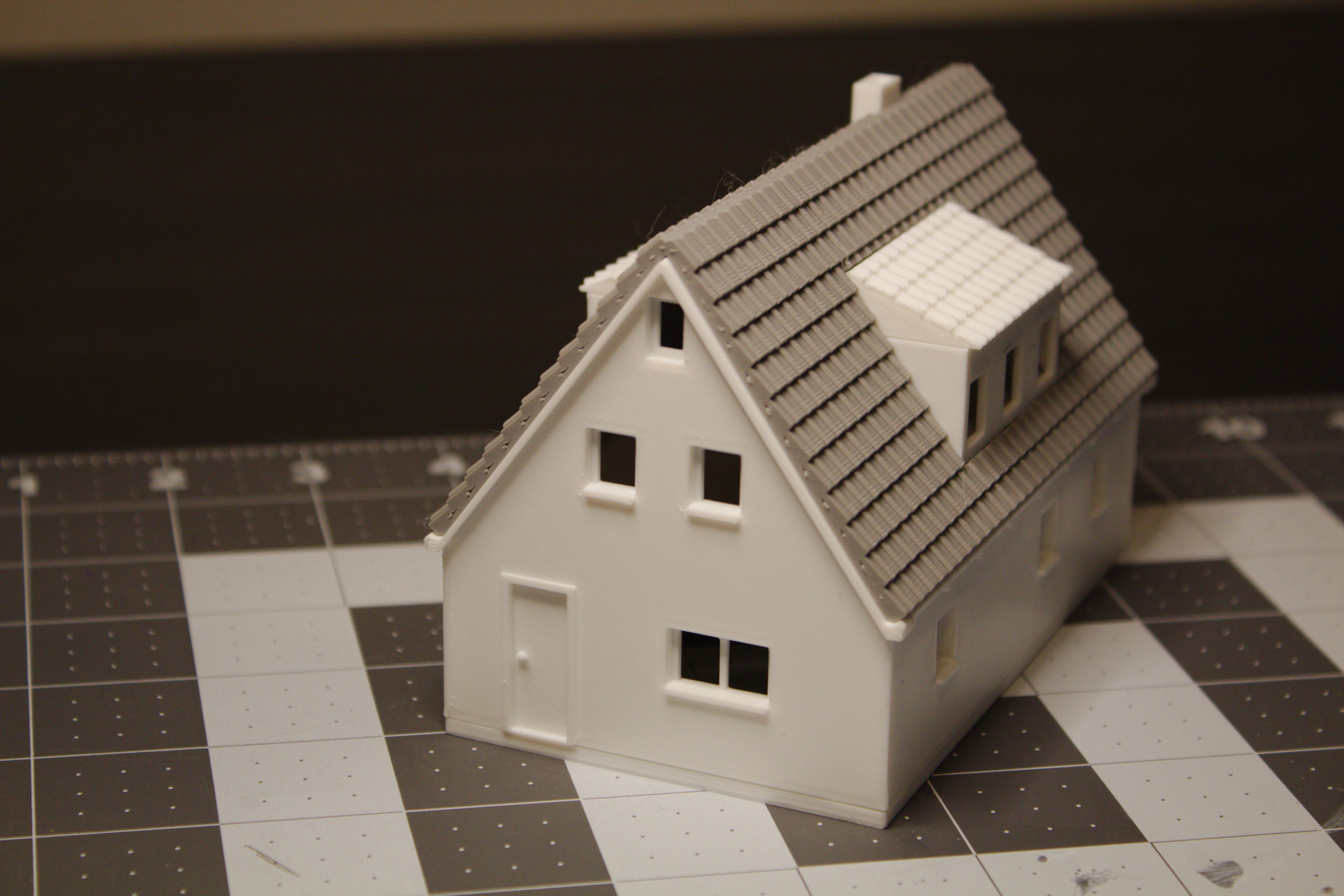 HO scale house "House zero" by Miniature Max | Download free STL model ...